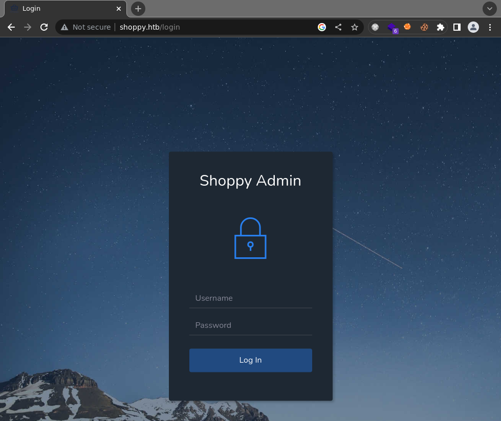 Shoppy Writeup Hackthebox Brsalcedom 8186