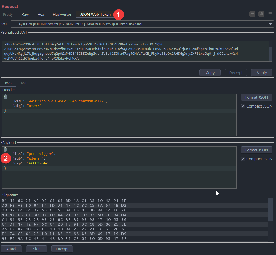 Jwt Labs Portswigger Brsalcedom 